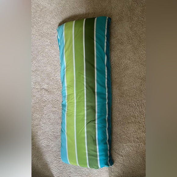 Room Essentials | Bedding | Room Essentials Blue And Green Striped Body ...
